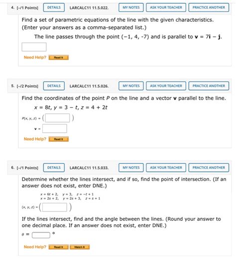 Solved 4 [ 1 Points Details Larcalc11 11 5 022 My Notes