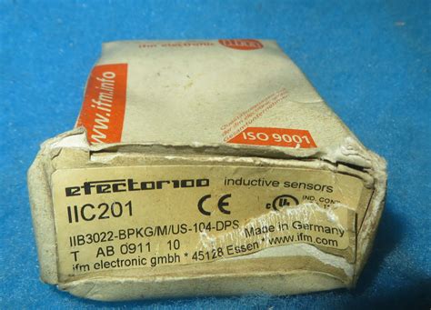 Nib Efectorio IIC201 Inductive Sensor 1 Year Warranty Integrity Electric Direct