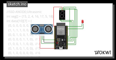 Ssdultrasonic Wokwi Esp32 Stm32 Arduino Simulator