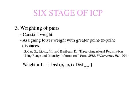 Ppt A Modified Icp Algorithm For Automatic Registration Of Range Data