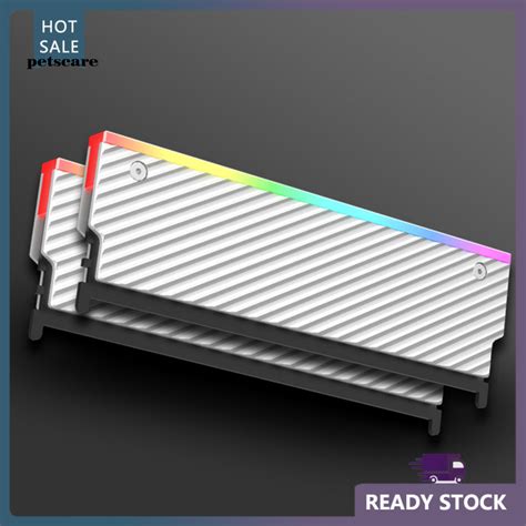 Qca ฮีทซิงค์ระบายความร้อน 5v 3pin Argb Ddr3 Ram Rgb อุปกรณ์เสริม