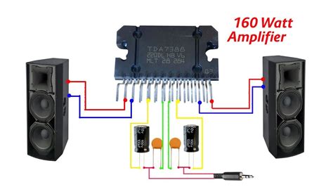 Tda7388 160w Audio Amplifier Circuit Diagram