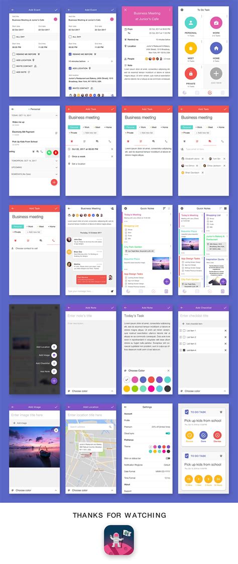 To Do Task Manager App UI Kit On Behance Web App Ui Design App Ui Design Task Management App