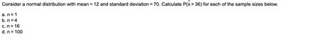 Solved Consider A Normal Distribution With Mean And Chegg