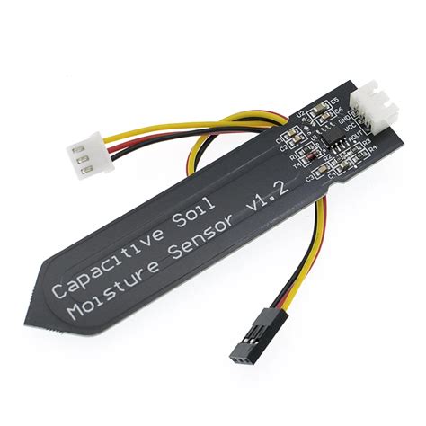 Capacitive Soil Moisture Sensor Module Corrosion Resistant Wide Voltage Wire Analog Capacitive
