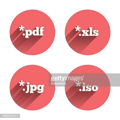 Document Signs File Extensions Symbols Stock Vector Royalty Free FreeImages