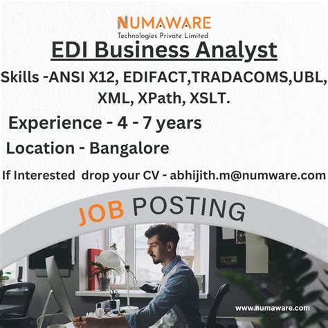 Abhijith Manjanna On Linkedin Jobalert Edi Ansi X12 Edifact Xml Xpath B2b Bangalore