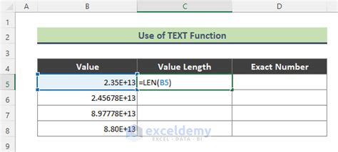 How To Convert Exponential Value To Exact Number In Excel 7 Methods