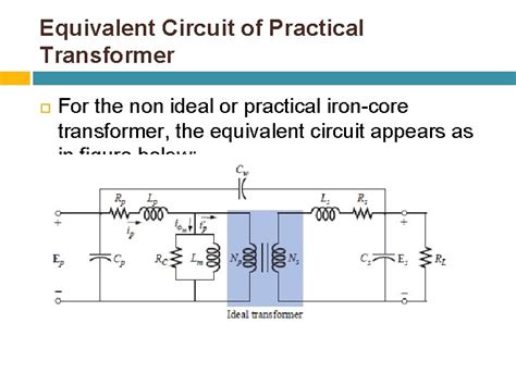 Equivalent Circuit Diagram Of Ideal Transformer