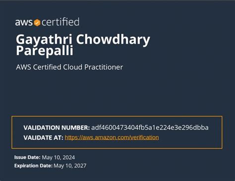 Gayathri P On Linkedin Awscloudpractitioner Cloudcomputing