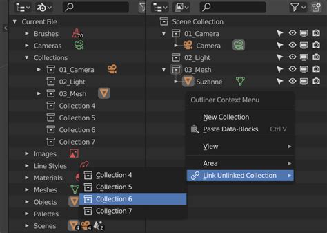 Link Unlinked Collection Released Scripts And Themes Blender
