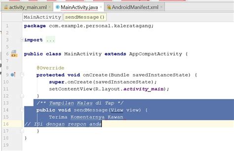 Membuat Button Pada Android Studio Petunjuk Onlene