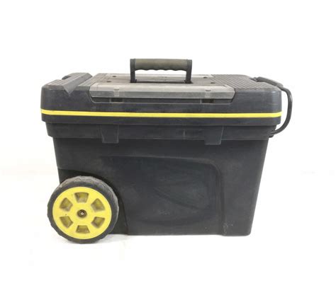 Lot Portable Plastic Rolling Toolbox