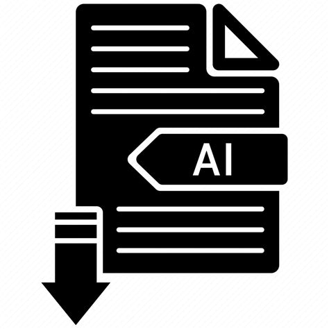 Ai Document Extension Format Paper Icon Download On Iconfinder