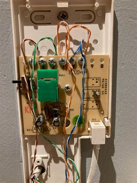 door intercom handset replacement help diynot forums
