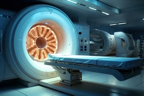 Metallic Mri Machine Interior Generate Ai