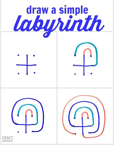 How To Draw A Labyrinth Drawing Word Searches
