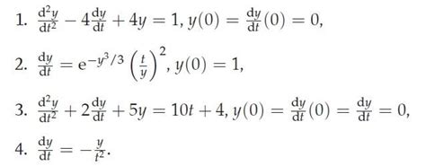 Solved Solve The Following Differential Equations For The Chegg