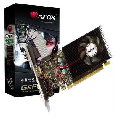 Placa de Vídeo NVidia AFOX GT GB DDR HDMI DVI VGA PCI E X Low Profile AF