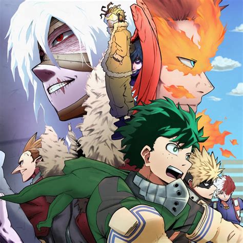 Midoriya Izuku Bakugou Katsuki Endeavor Todoroki Shouto Hawks And