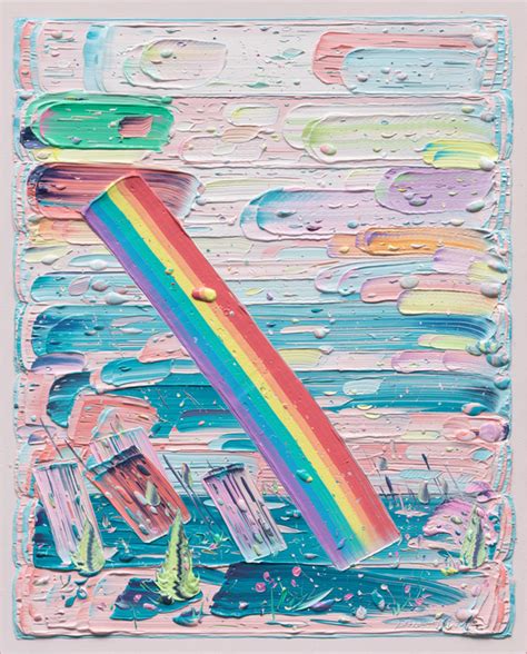 자연이 두꺼운 유화가 됐을 때 식물에 시간을 입혔을 때그림 전시회 Kollo