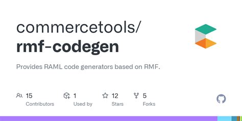 github commercetools rmf codegen provides raml code generators based