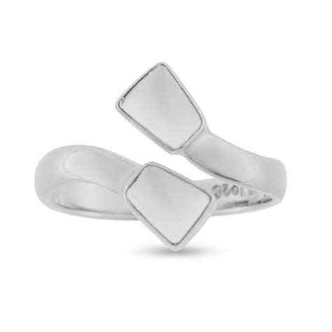 Tand Ring M 2 Tænder I Sølv Pind J Design