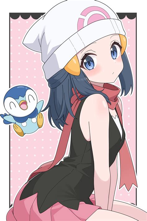 Odorukaminoke Dawn Pokemon Piplup Nintendo Pokemon Pokemon Dppt Highres 1girl Bare