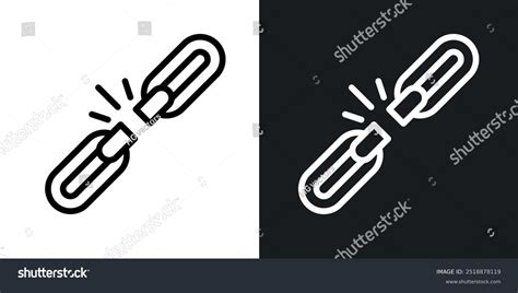 Weakness Outlined Icon Vector Collection Stock Vector Royalty Free
