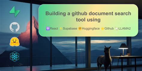 Document Search Tool For Github Repos Built With React Supabase And