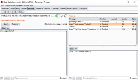 如何使用burp Suite测试websocket Zhengna 博客园