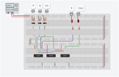 Solved Using Tinkercad Implement The Circuit Shown In The Diagram
