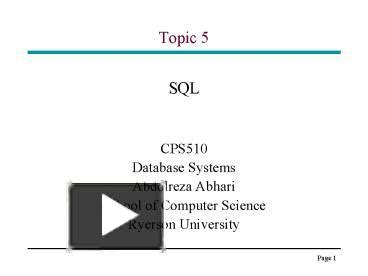 PPT SQL PowerPoint Presentation Free To Download Id 14b711 ZGYxY