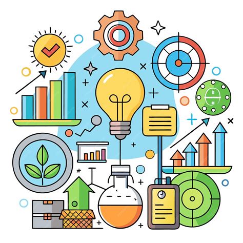 Innovation Drives Growth Ideas To Success Strategies Premium Ai Generated Vector