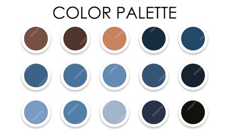 Premium Vector Universal Color Palette Color Combinations Vector Illustration