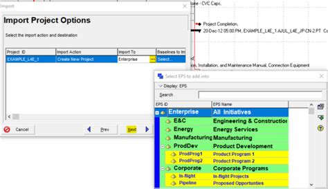 Importing And Exporting Xer And Xml Files In Primavera P6