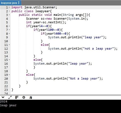 Java Leapyearchecker Ifelselogic Nestedconditions Codingchallenge Niveditha B