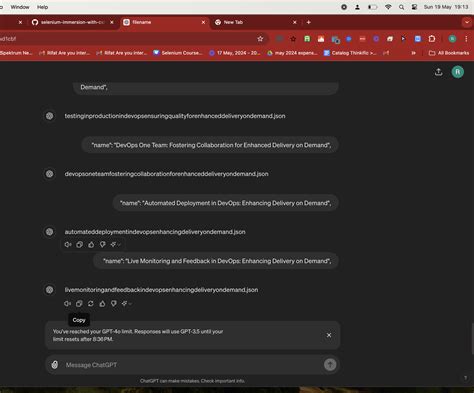 Gpt 4o Limit Reached Rifat Erdem Sahin