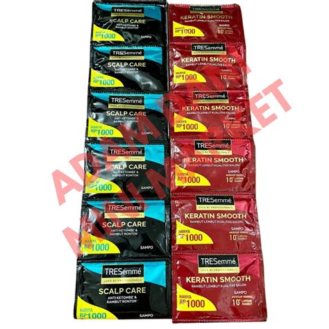 Jual Sampo Tresemme Keratin Smooth Scalp Care Shampoo Sachet 12 X 9 Jual Sampo Tresemme Keratin Smooth Scalp Care Shampoo Sachet 12 X 9