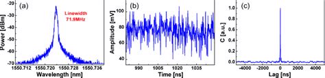 Experimentally Obtained Characteristics Of The Chaotic Laser A