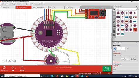 Lilypad no boné Arduino YouTube
