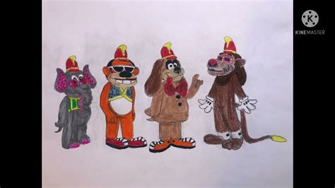 The Banana Splits Animated Characters Drawings Youtube
