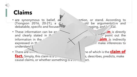 Reading And Writing Skills Claim Of Fact Explicit And Implicit Claims Nd Sem Quarter Week