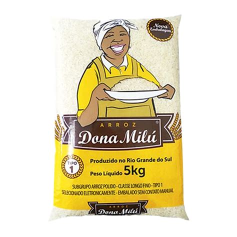 Arroz Dona Milu Tipo 1 5kg Supermercado Bom Demais