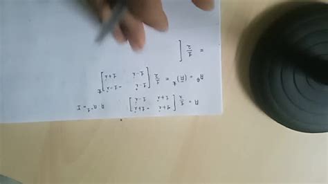 prove that the matrix a 21 [1 i1 i −1 i1−i ] is unitary filo