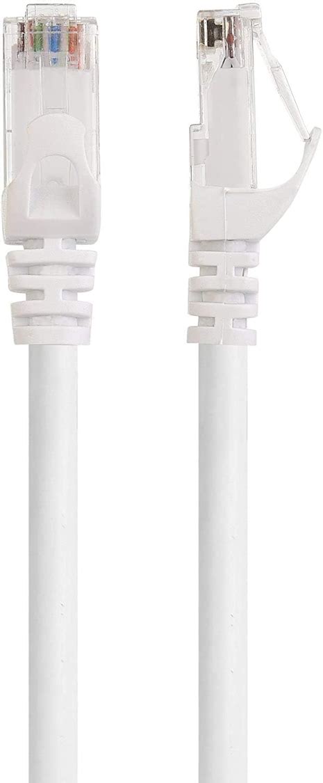 Cat RJ To RJ Patch Cord White Meters HAL Computers