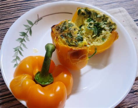 비주얼이 예쁜 파프리카 계란찜 만들기 에어프라이어 전자레인지 활용법