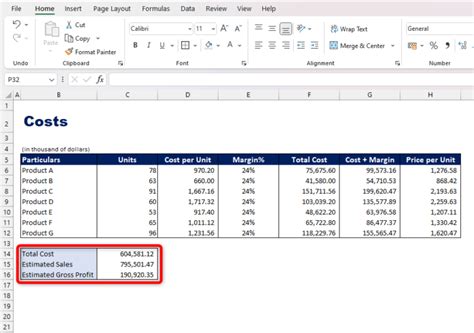 How To Add Margin To Cost SpreadCheaters