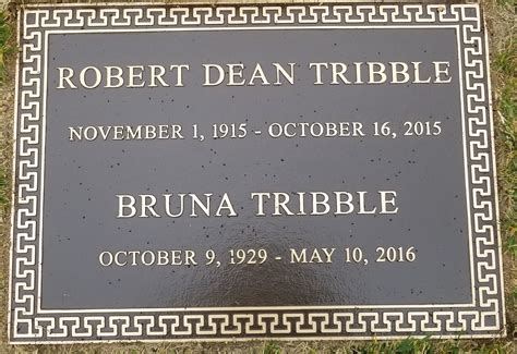 Robert Dean Tribble 1915 2015 Find A Grave Memorial