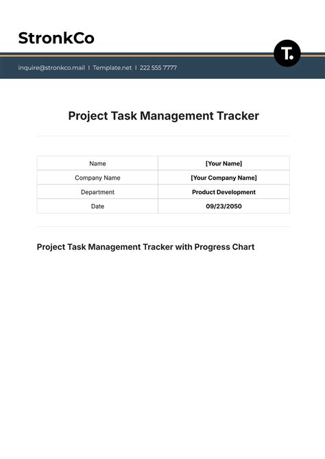Free Task Tracker Templates Editable And Printable